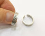 2 Silver Ring Blank Ring Mounting Adjustable Ring Blank (6mm)Antique S ...